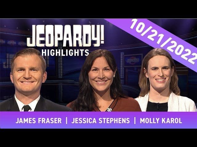 Who won Jeopardy! tonight? October 21, 2022, Friday