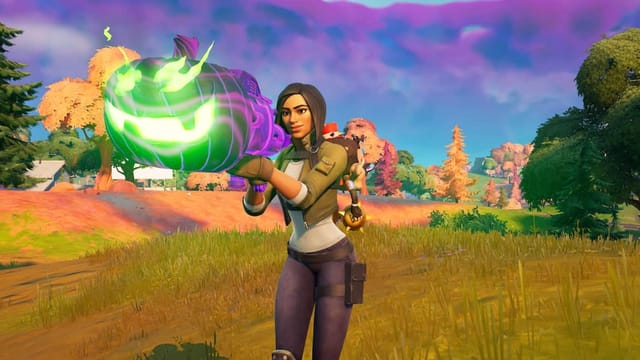 How to destroy objects with a Pumpkin Launcher in Fortnite