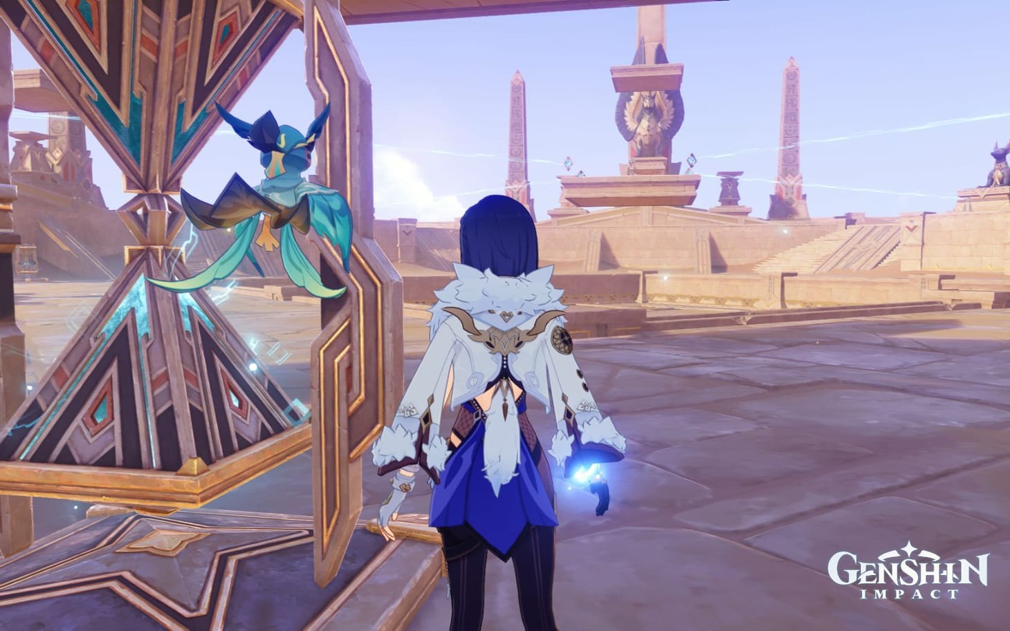 Genshin Impact Pyramid puzzle guide to get Luxurious chest at the top ...