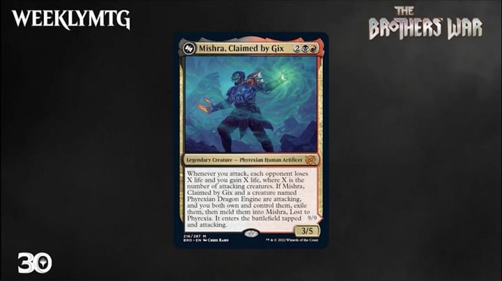 Mishra, Claimed by Gix revealed for Magic: The Gathering - Meld form ...