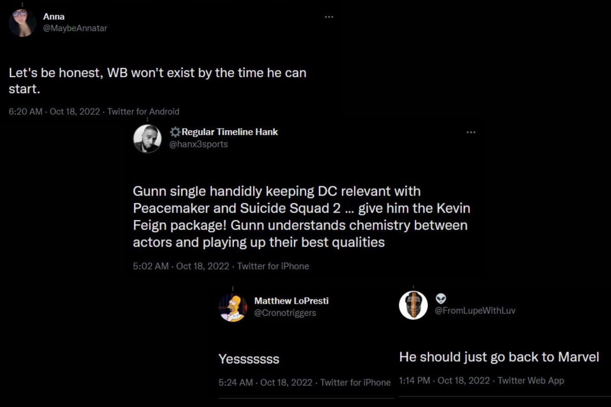 "Don’t want this at all": Netizens divided over James Gunn directing ...
