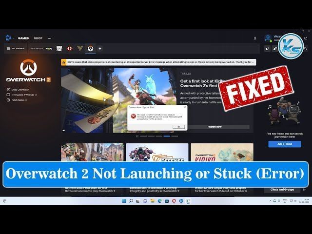 Overwatch 2 “Error starting a game” bug: How to fix, possible reasons, and more