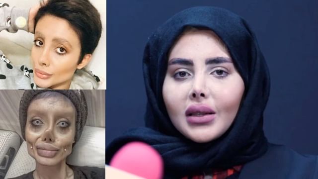 Zombie Angelina Jolie real face revealed as Iranian woman gets released ...