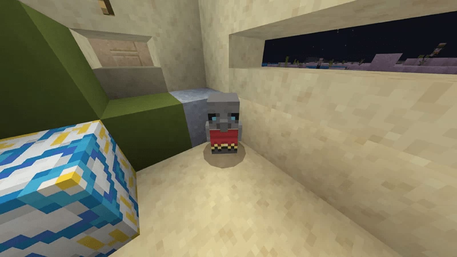 Minecraft Redditor builds adorable Tuff Golem statue