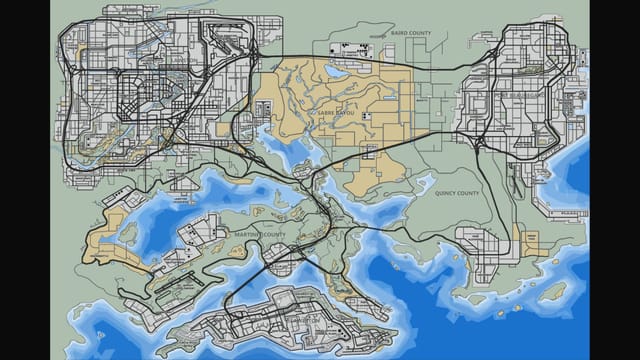Fan reimagines a GTA game set in Texas with concept map