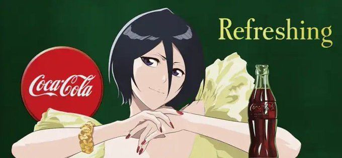 Rukia and Orihime steal hearts in Bleach's Coca-Cola commercial