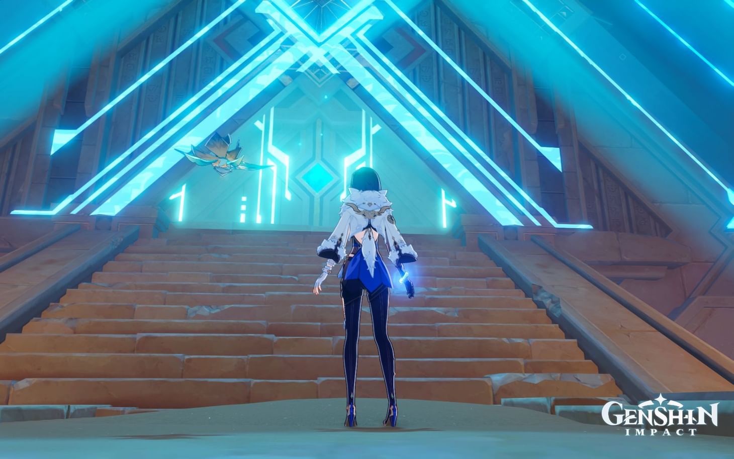 Genshin Impact Pyramid puzzle guide to get Luxurious chest at the top ...