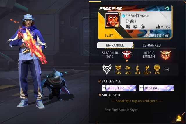 Tonde Gamer's Free Fire ID, stats, headshots, and monthly income in ...