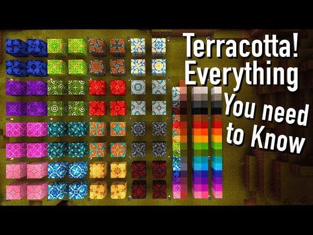 What is the best way to get terracotta in Minecraft?