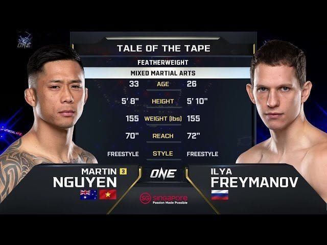 Free full fight: Ilya Freymanov’s smashing ONE debut against former ...