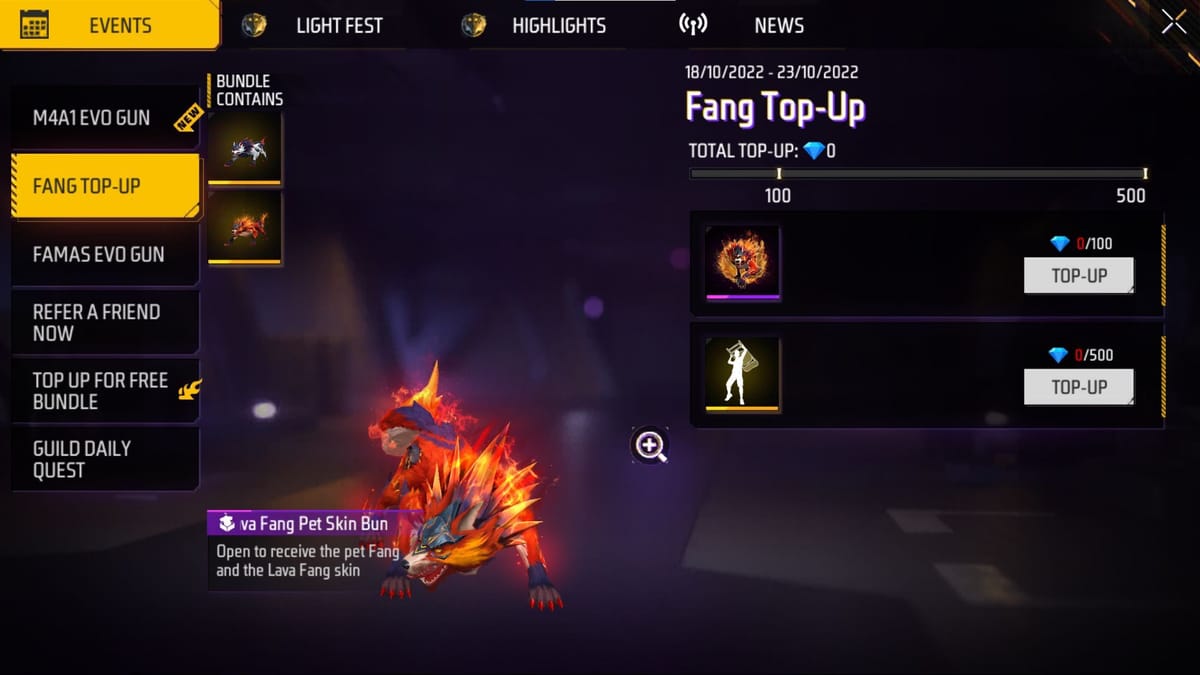 How to purchase diamonds to get free Fang pet and Sit Down emote in ...