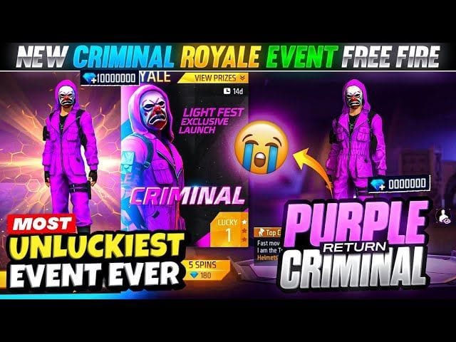 How to get Purple Top Criminal Bundle in Free Fire through Criminal ...