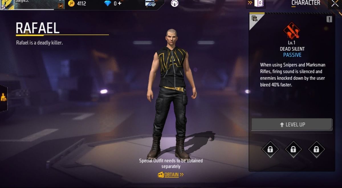 3 best Free Fire character combination with Tatsuya