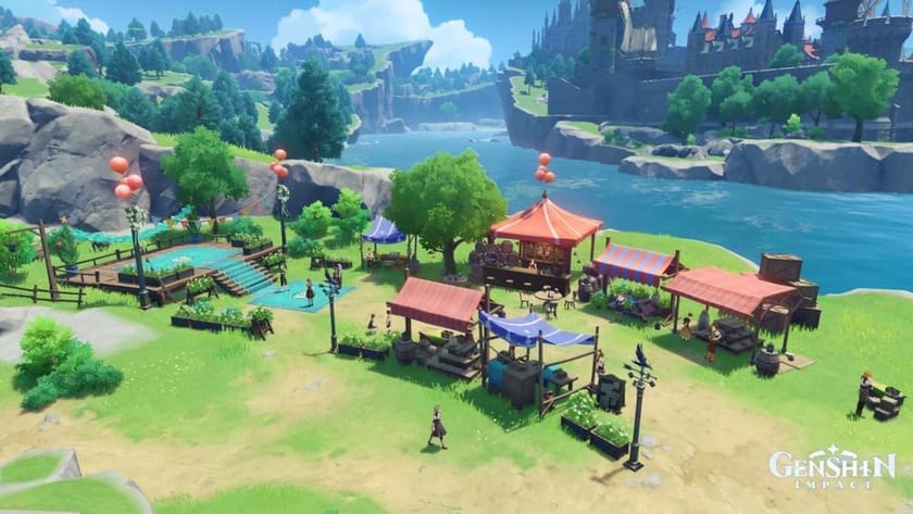 Symbol of the Mondstadt hero location in Genshin Impact: The Afterparty ...