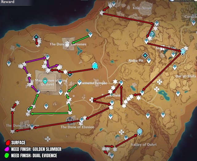 Genshin Impact Scarab locations with map: Fastest farming routes and spots