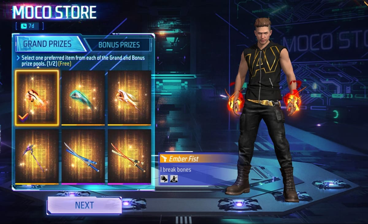 Free Fire MAX Moco Store: How to get rare Ember Fist and other rewards
