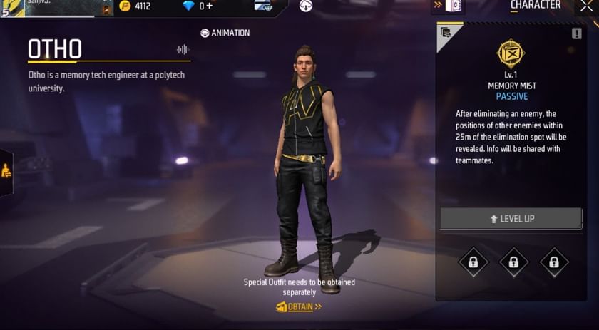 3 best Free Fire character combination with Tatsuya