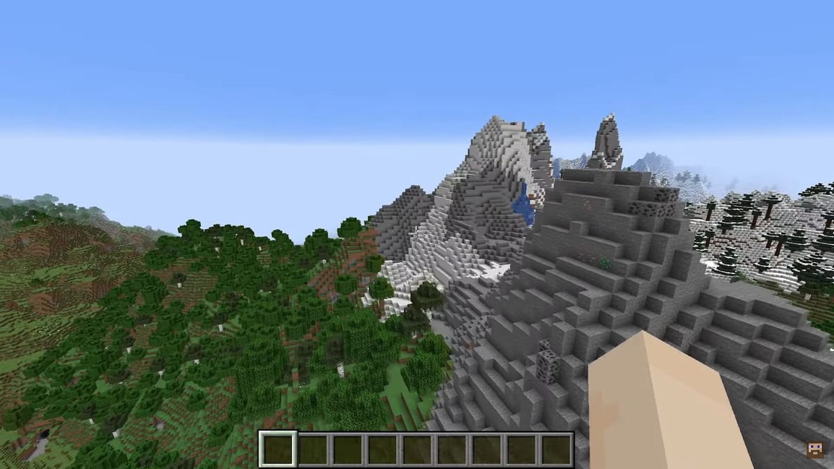 Stony Peaks in Minecraft