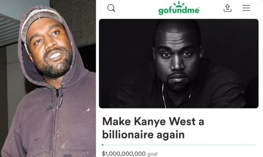 "When the poor want to make the rich richer": Make Kanye a Billionaire again GoFundMe page gets ...