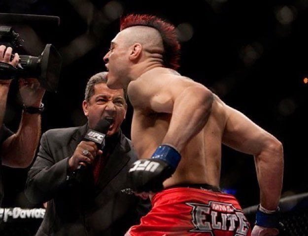 What is Dan Hardy's UFC record?