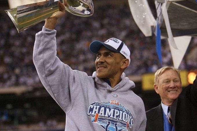 Where does Tony Dungy live?