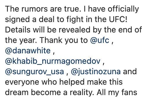 Fans react to Hasbulla Magomedov signing with the UFC