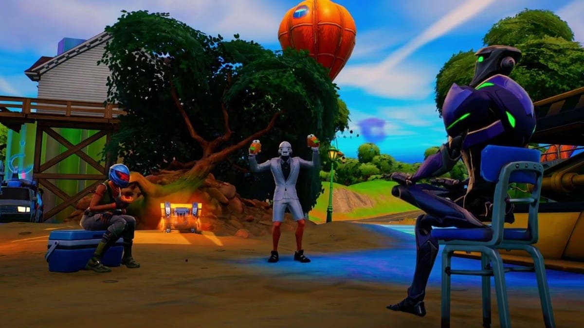 Fortnite NPCs are gathering at a secret spot to welcome a mysterious ...