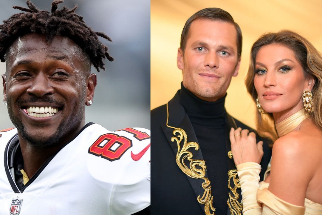 Are Antonio Brown and Gisele Bundchen together? Former Bucs WR addresses beef with Tom Brady ...