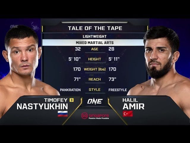 See full fight: Halil Amir vs. Timofey Nastyukhin