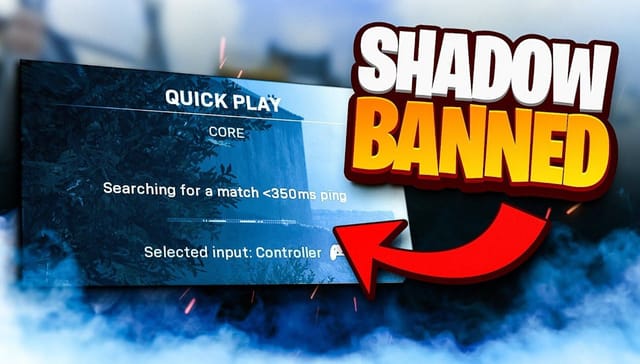 How does shadow banning work in Call of Duty?