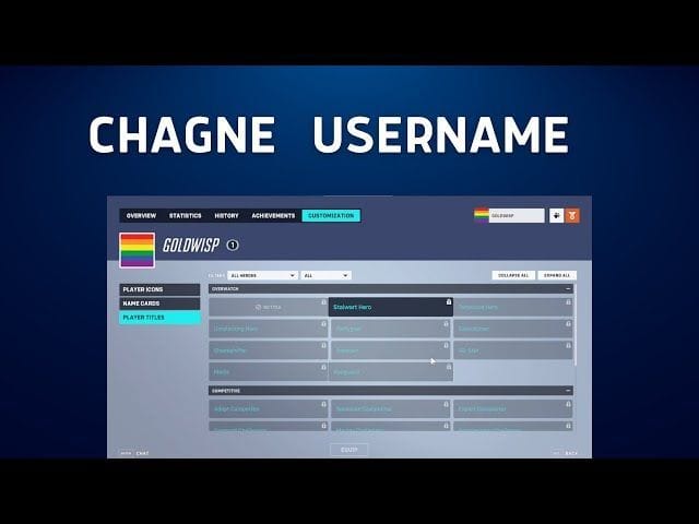 How to easily change your in-game name in Overwatch 2