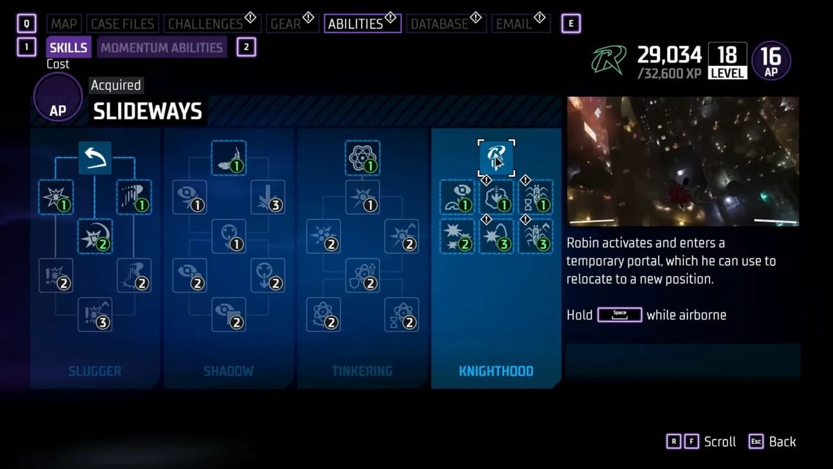 5 best Knighthood skills for Robin in Gotham Knights