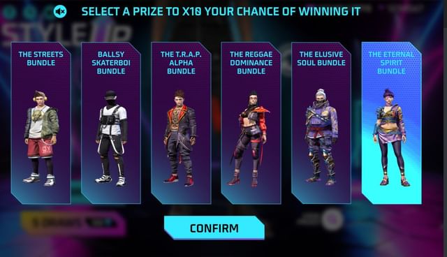 How to get rare Free Fire MAX bundles this week