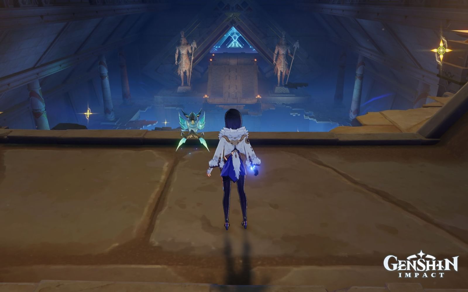 Genshin Impact Pyramid puzzle guide to get Luxurious chest at the top ...