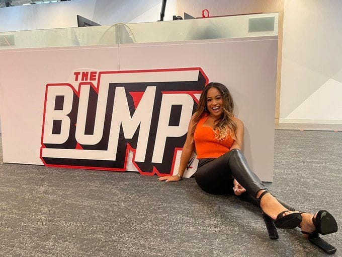 Kayla Braxton celebrates 3 years of WWE The Bump