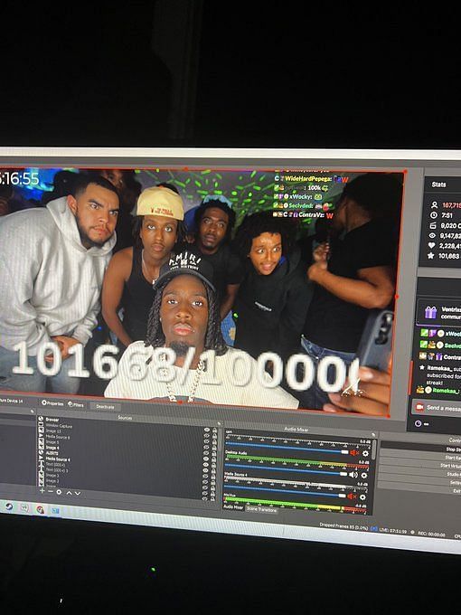 Kai Cenat Breaks Yet Another Milestone By Hitting 100k Subs On Twitch
