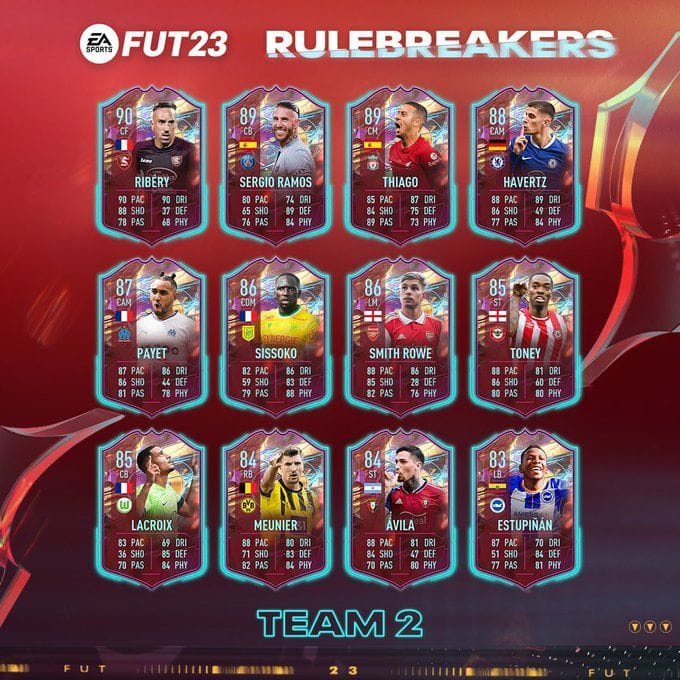 EA Sports releases FIFA 23 Rulebreakers Team 2; Ribery becomes the ...
