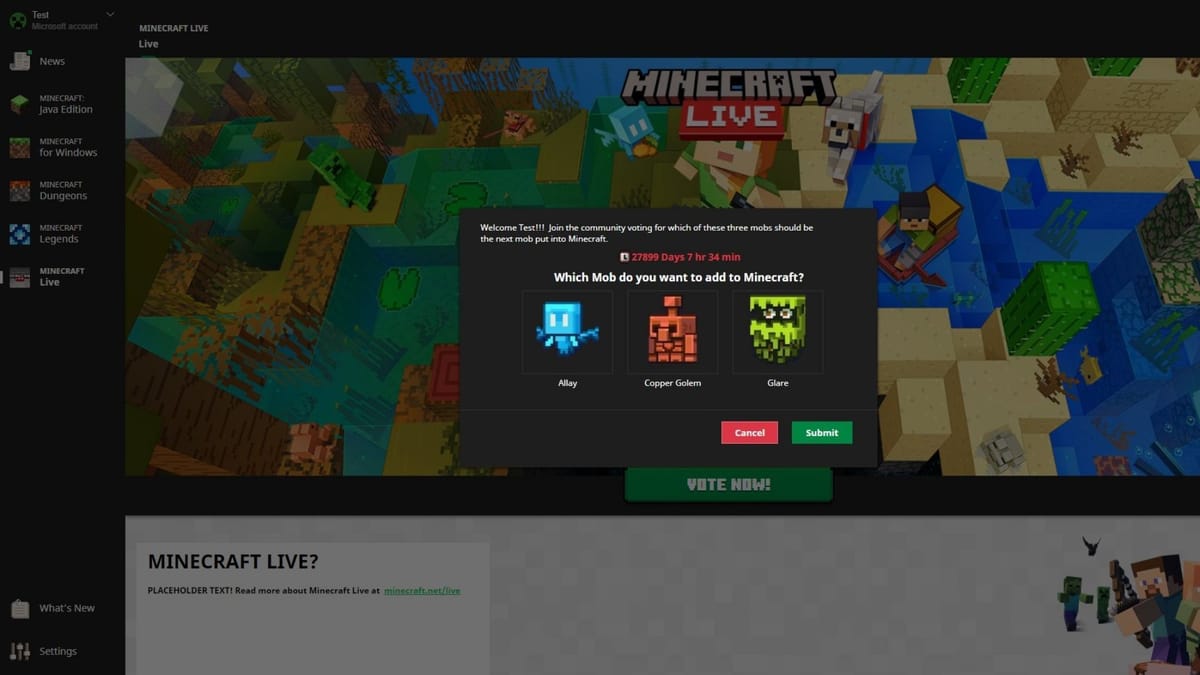 What will Mob Vote candidate Tuff Golem do in Minecraft?