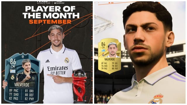 FIFA 23 Ultimate Team Federico Valverde POTM SBC