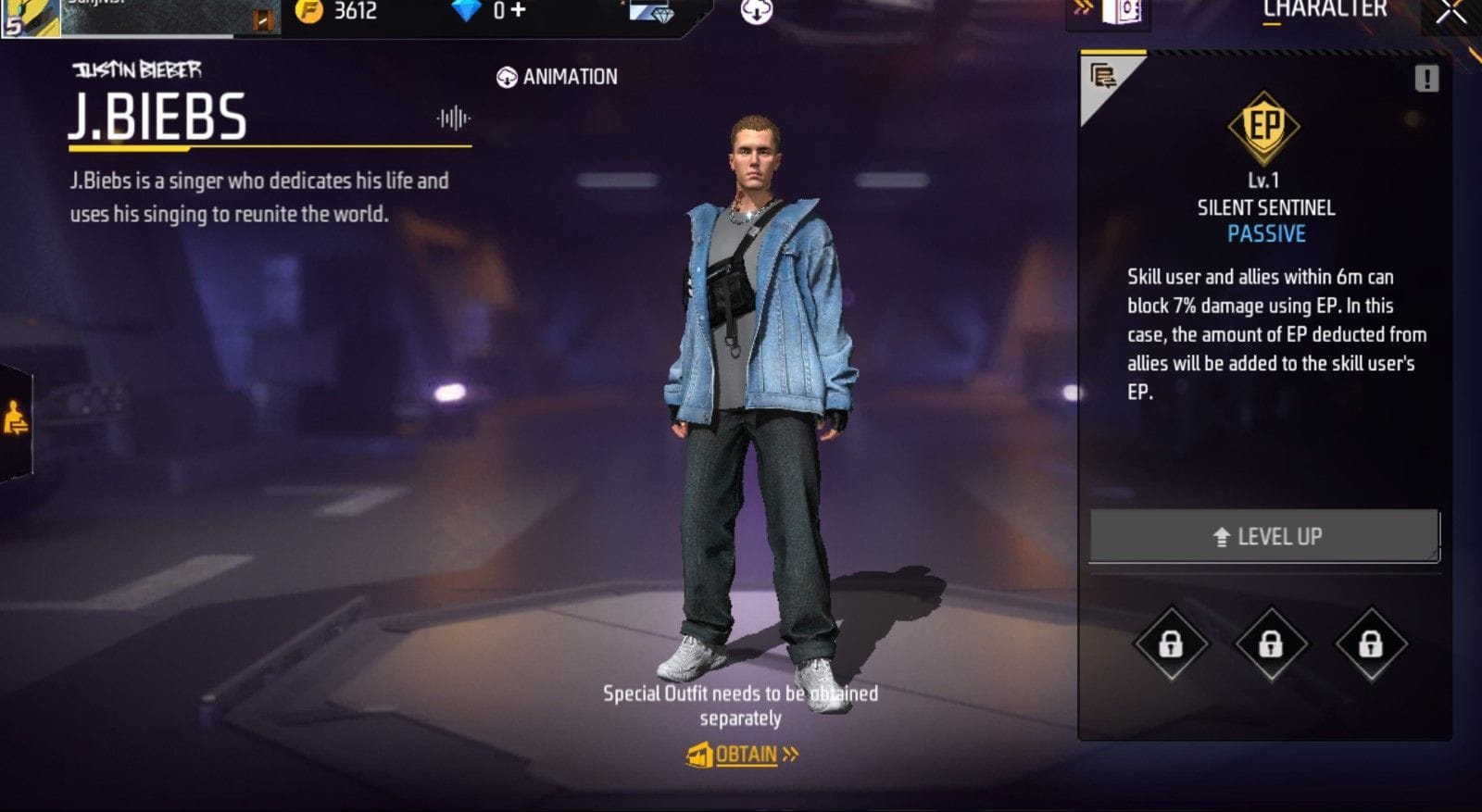 3 best Free Fire character combination with Tatsuya