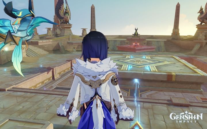 Genshin Impact Pyramid puzzle guide to get Luxurious chest at the top ...