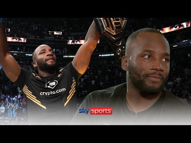 "Bought a special cloth to clean it and everything" - Leon Edwards ...