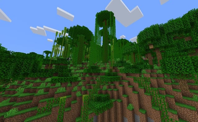 Jungle Hills in Minecraft