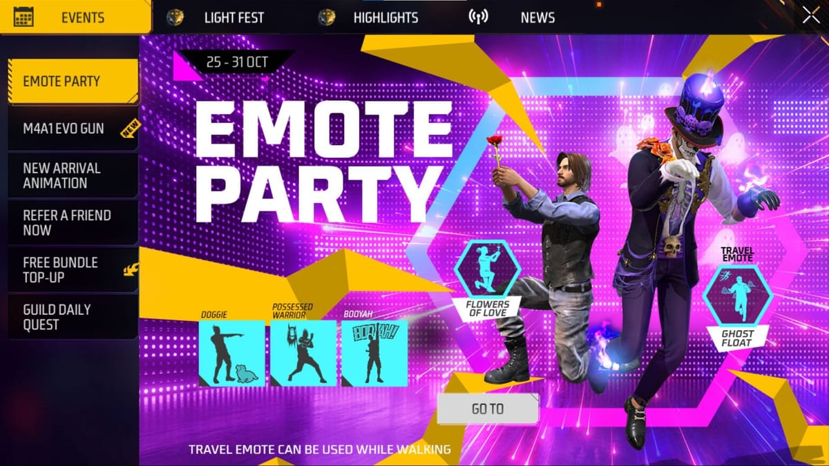 How to get new legendary emote in Free Fire MAX this week (October 2022)