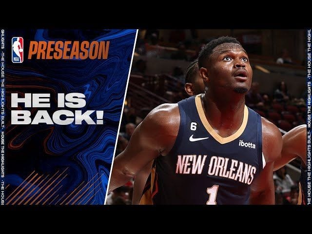 Zion Williamson is back to take the NBA by surprise