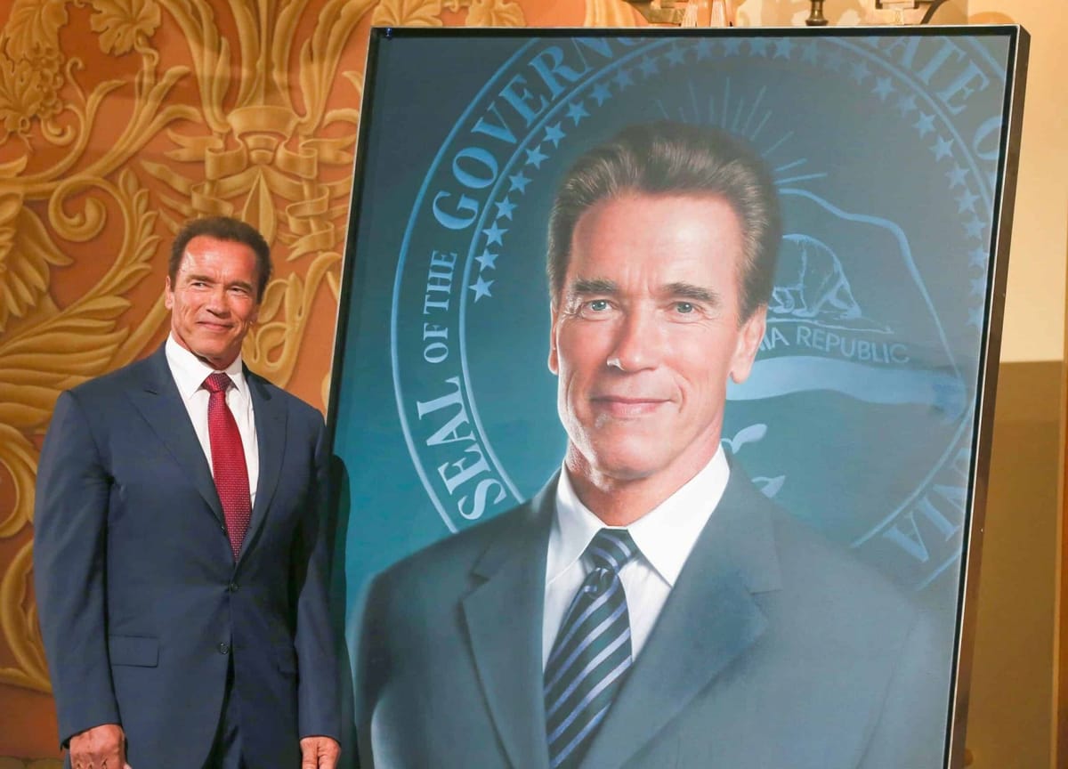 How long was Arnold Schwarzenegger governor of California?