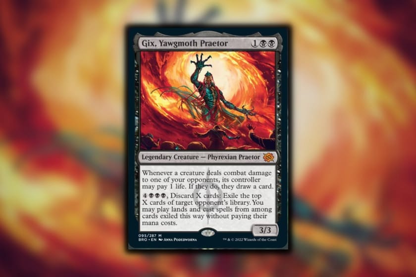 Magic: The Gathering's Gix, Yawgmoth's Praetor has been revealed in The ...