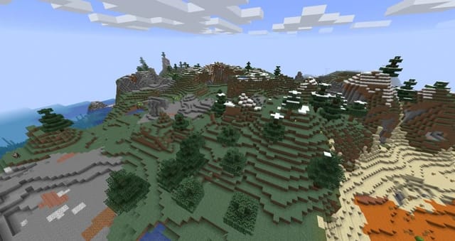 Windswept Forest in Minecraft