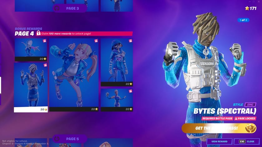 All Bonus rewards in Fortnite Chapter 3 Season 4