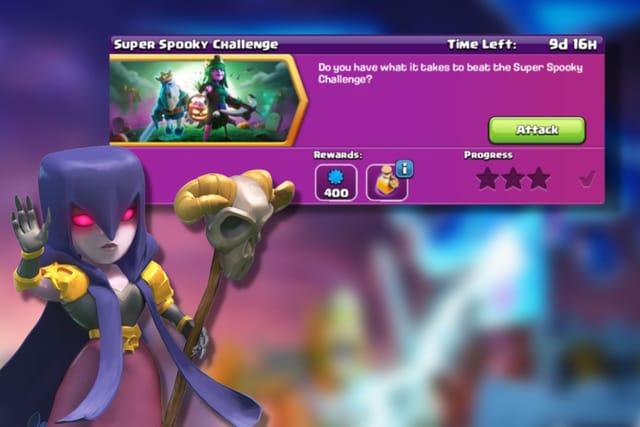 Super Spooky Challenge in Clash of Clans: Information, attacking ...